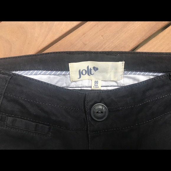 Jolt | Pants & Jumpsuits | Jolt Dark Blue Straight Leg Zipper Button Up ...